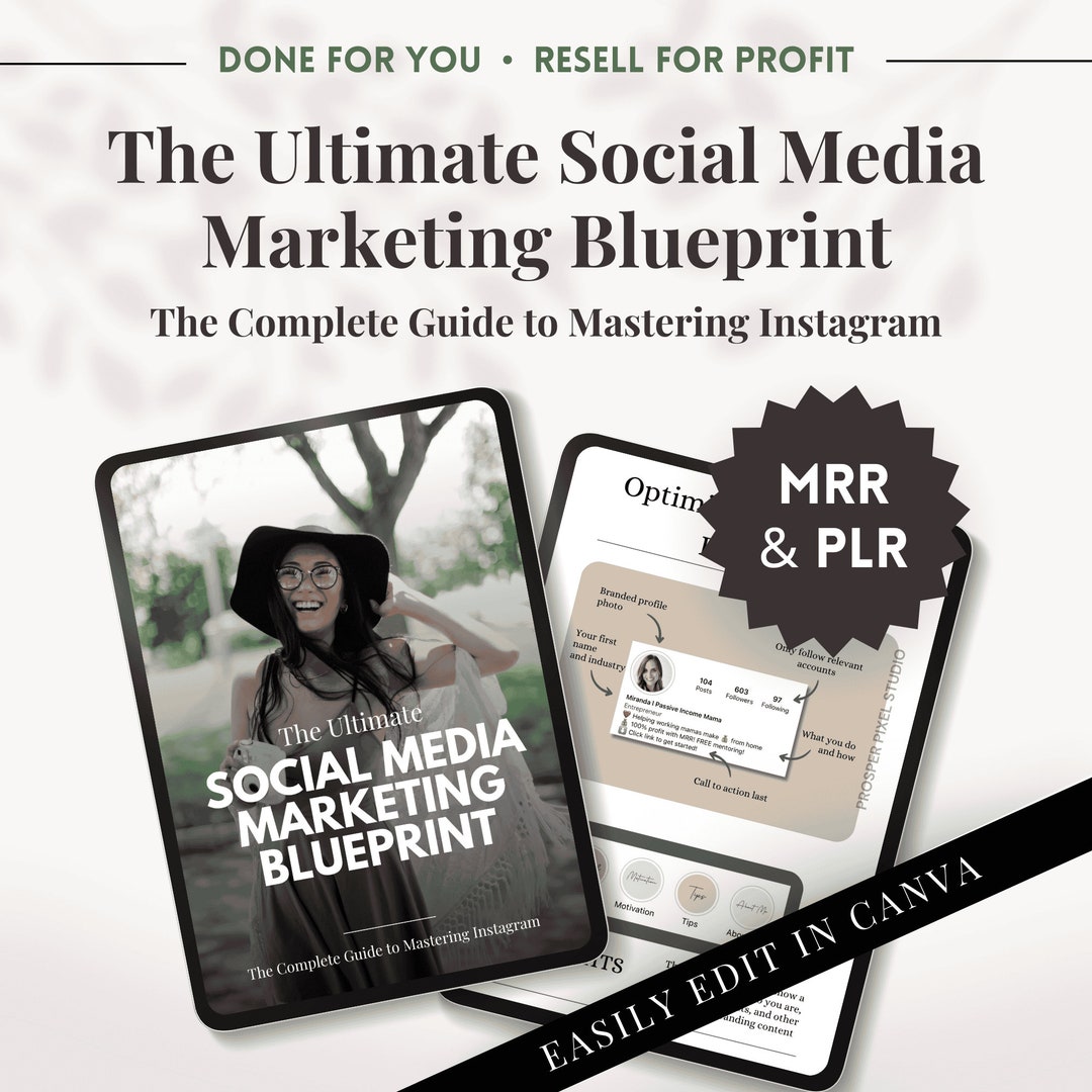 MRR the Ultimate Social Media Marketing Blueprint - Master Resell ...
