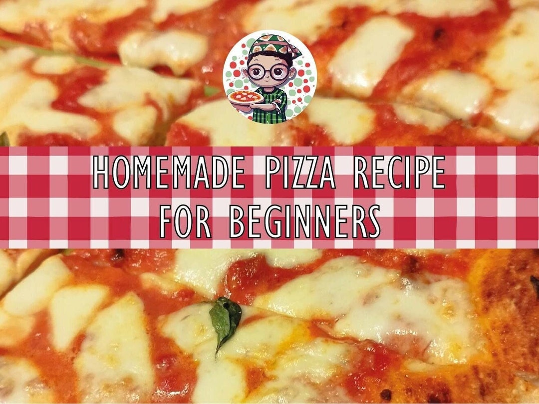 Pizza Recipe for Beginners, Tray Baked Pizza Preparation, Round Pizza ...