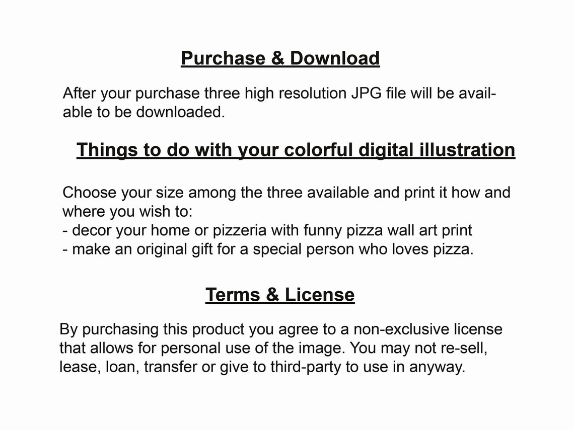 Neapolitan Style Pizza Poster Pizza Margherita Printable Art - Etsy