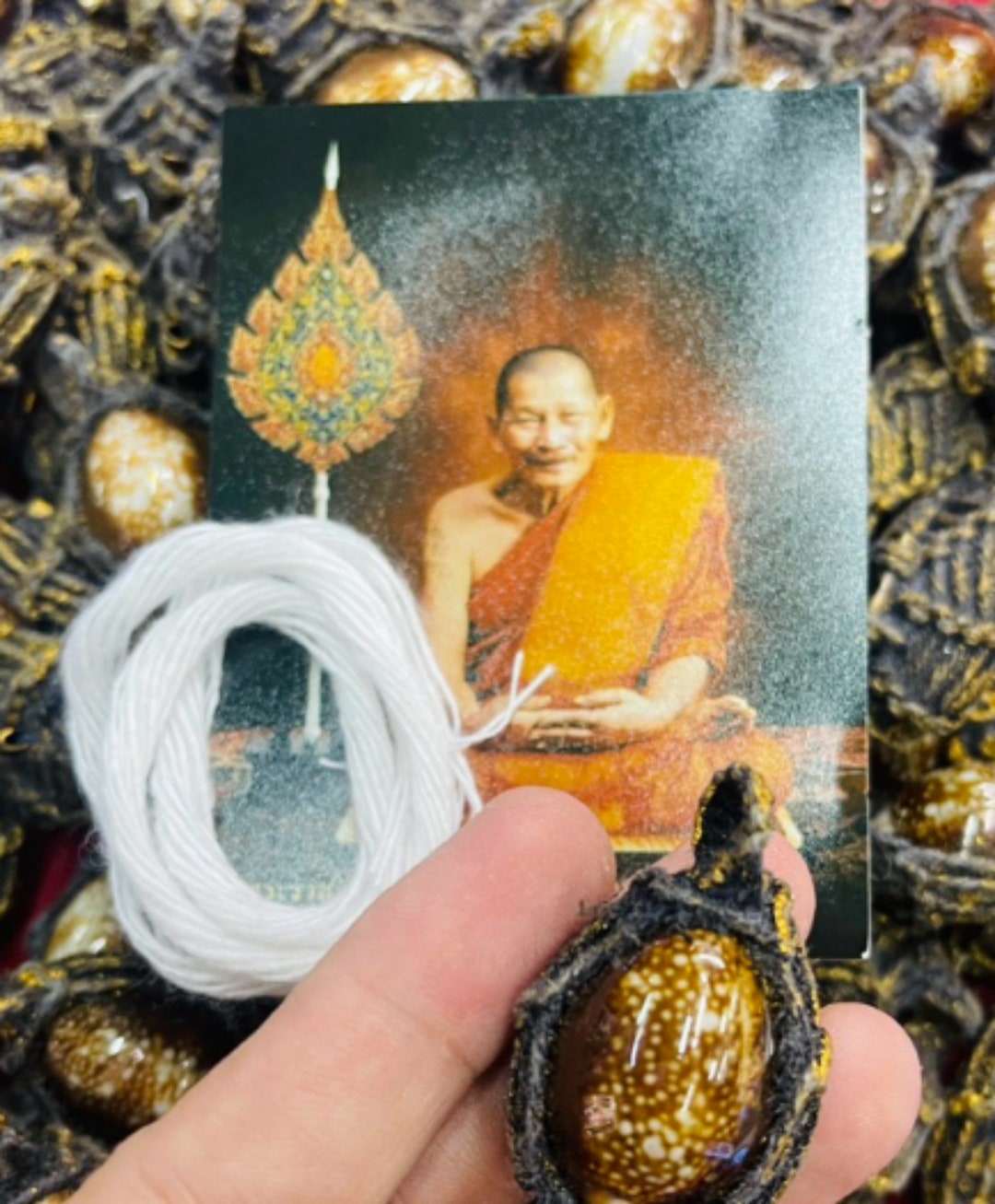 Bia Kae by Luang Pu Sila Sirichanto Rope Braided Bia Thai Amulet for ...