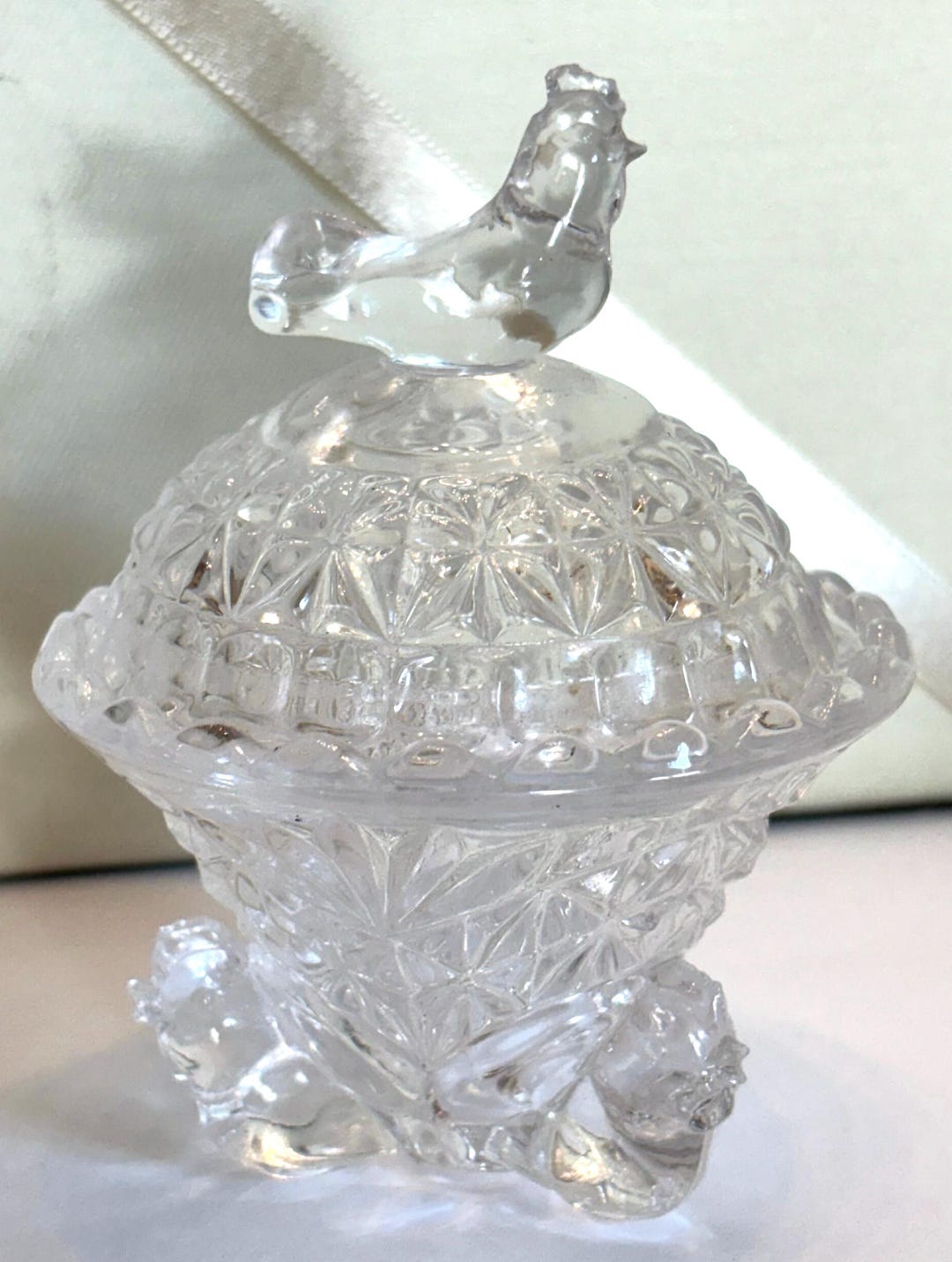 Adorable Little Hofbauer Crystal Trinket Box With Chickens. - Etsy
