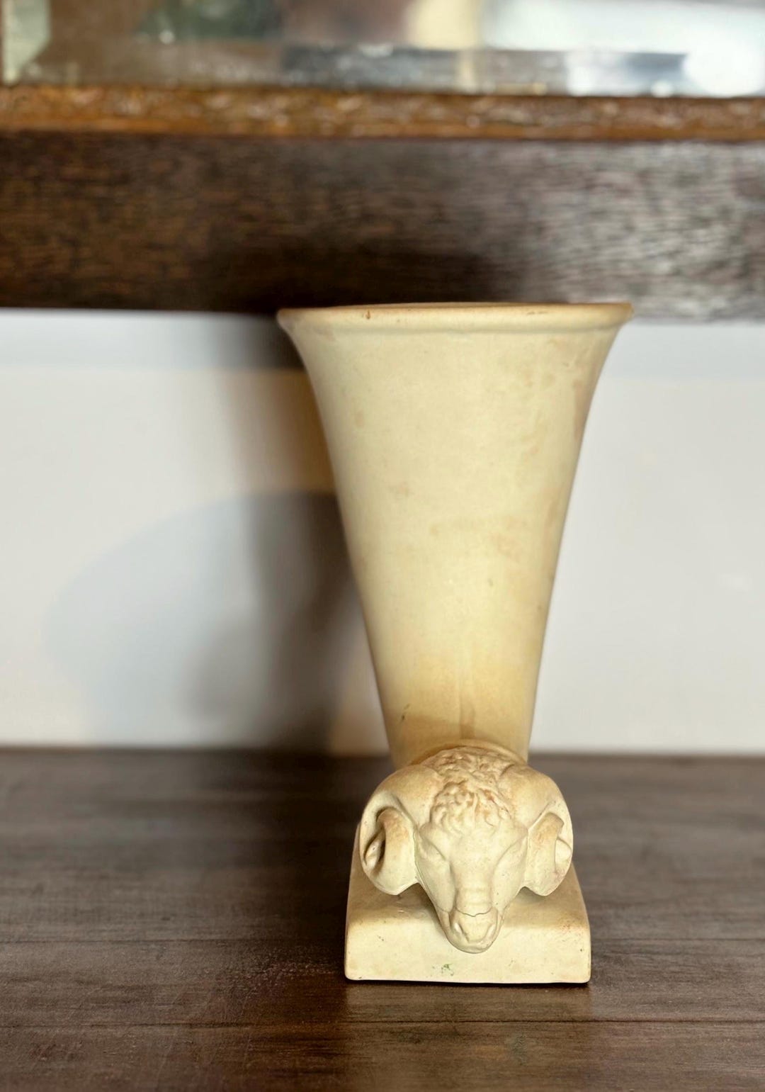 1930s Ram Head Vase - Etsy