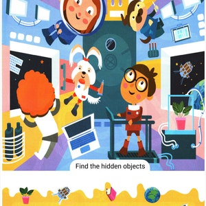 Preschool Hidden Pictures 1 | Find the Objects | Printable Hidden ...