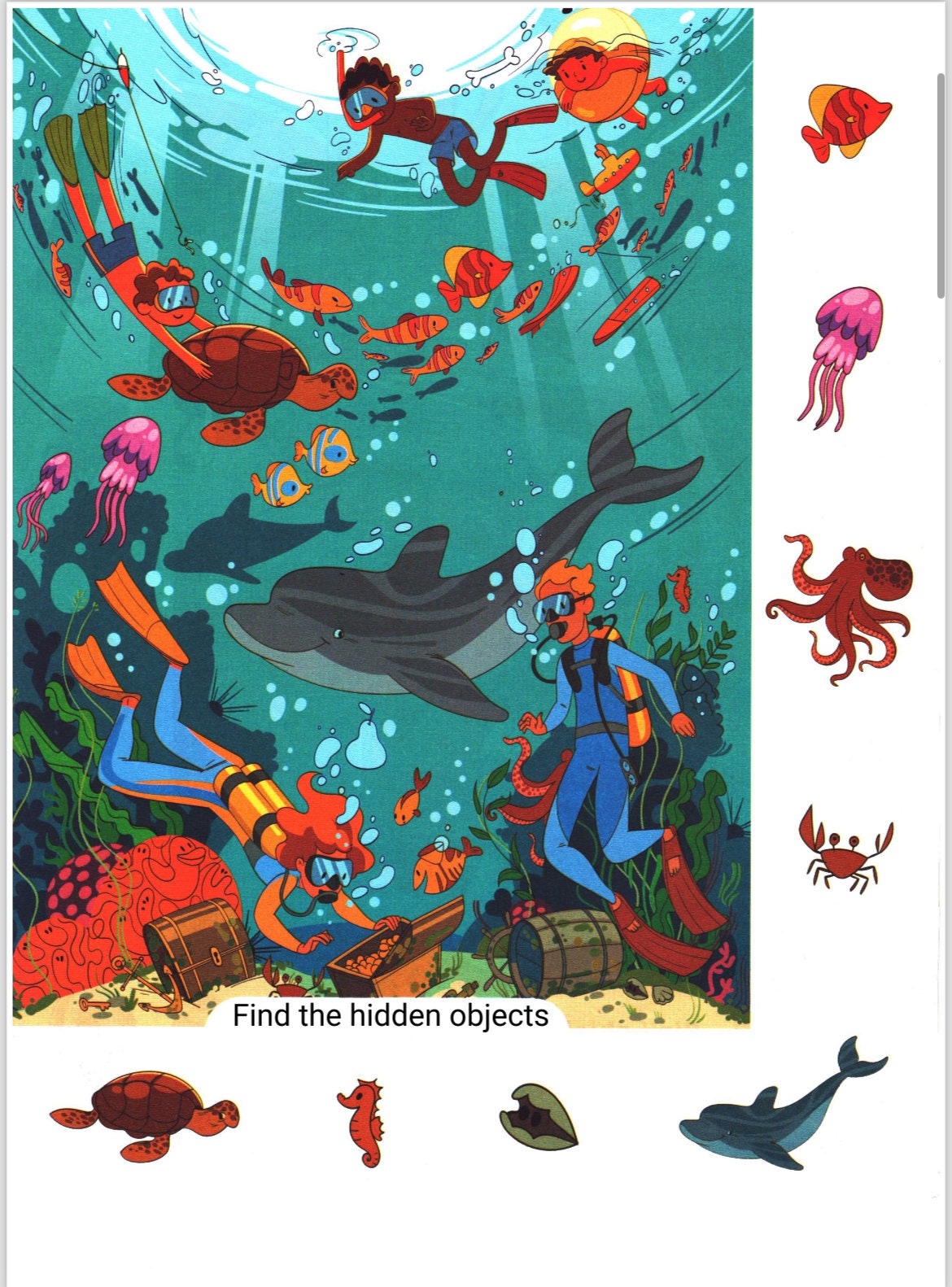 Printable Hidden Pictures 1 Find the Objects Hidden Object for Kids ...