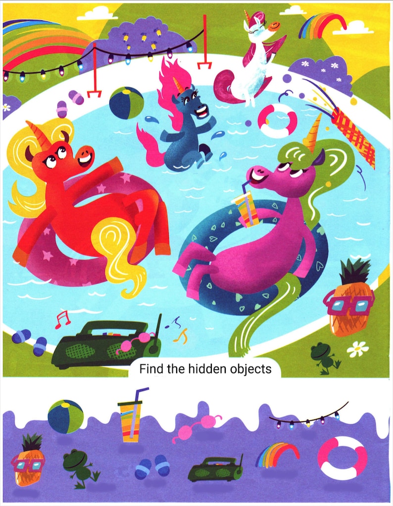 Preschool Hidden Pictures 1 Find the Objects Printable Hidden Objects ...