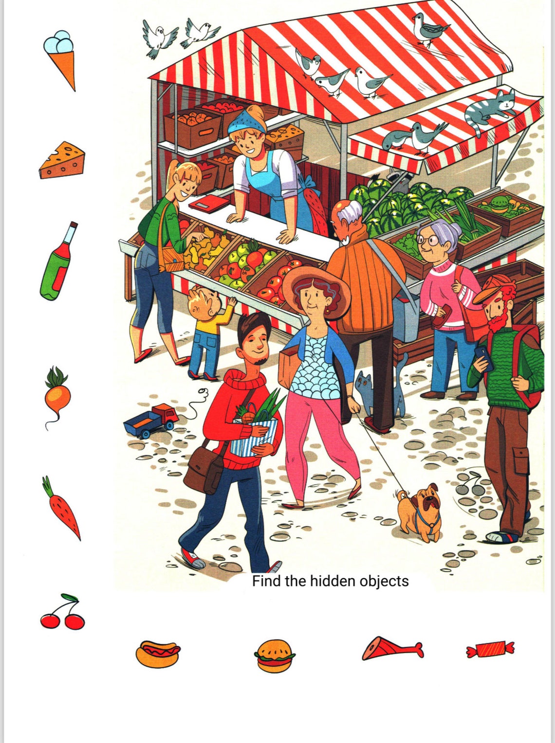 Printable Hidden Pictures 3 Find the Objects Hidden Objects for Kids ...