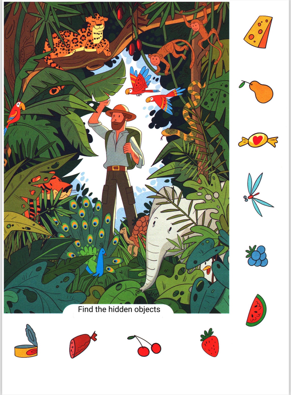 Printable Hidden Pictures 3 Find the Objects Hidden Objects for Kids ...