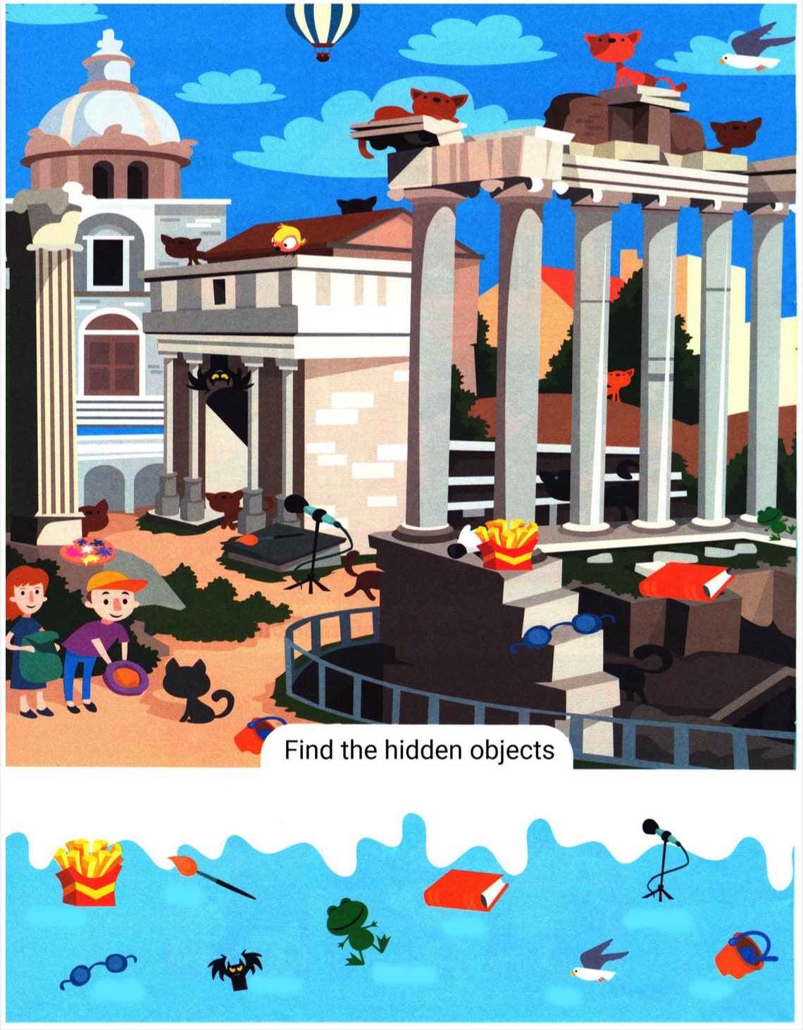 Preschool Hidden Pictures 1 Find the Objects Printable Hidden Objects ...