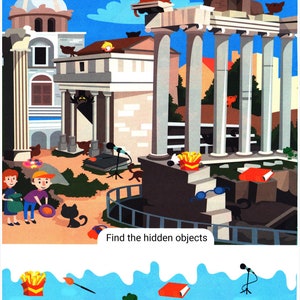 Preschool Hidden Pictures 1 | Find the Objects | Printable Hidden ...