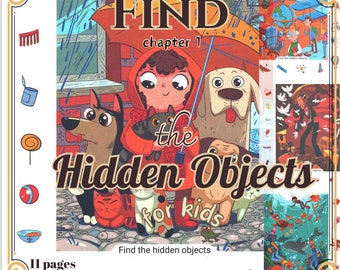 Printable Hidden Pictures 3 Find the Objects Hidden Objects for Kids ...
