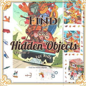 Printable Hidden Pictures 3 Find the Objects Hidden Objects for Kids ...