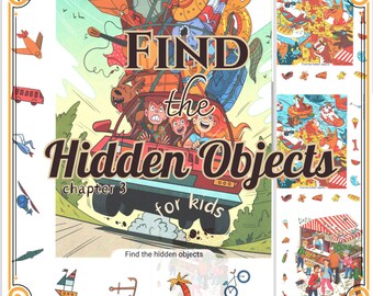 Preschool Hidden Pictures 1 Find the Objects Printable Hidden Objects ...