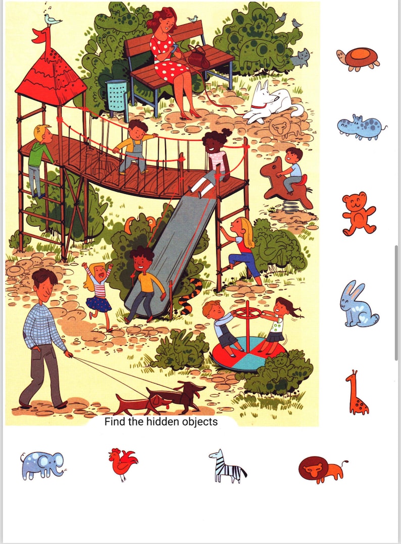 Printable Hidden Pictures 3 Find the Objects Hidden Objects for Kids ...