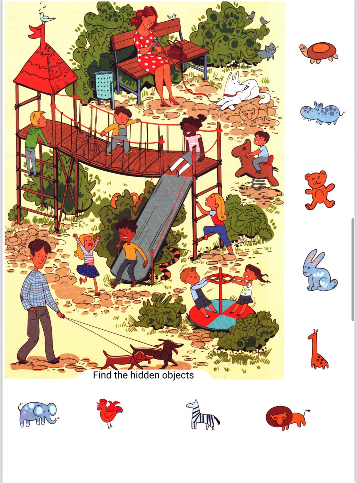 Printable Hidden Pictures 3 Find the Objects Hidden Objects for Kids ...