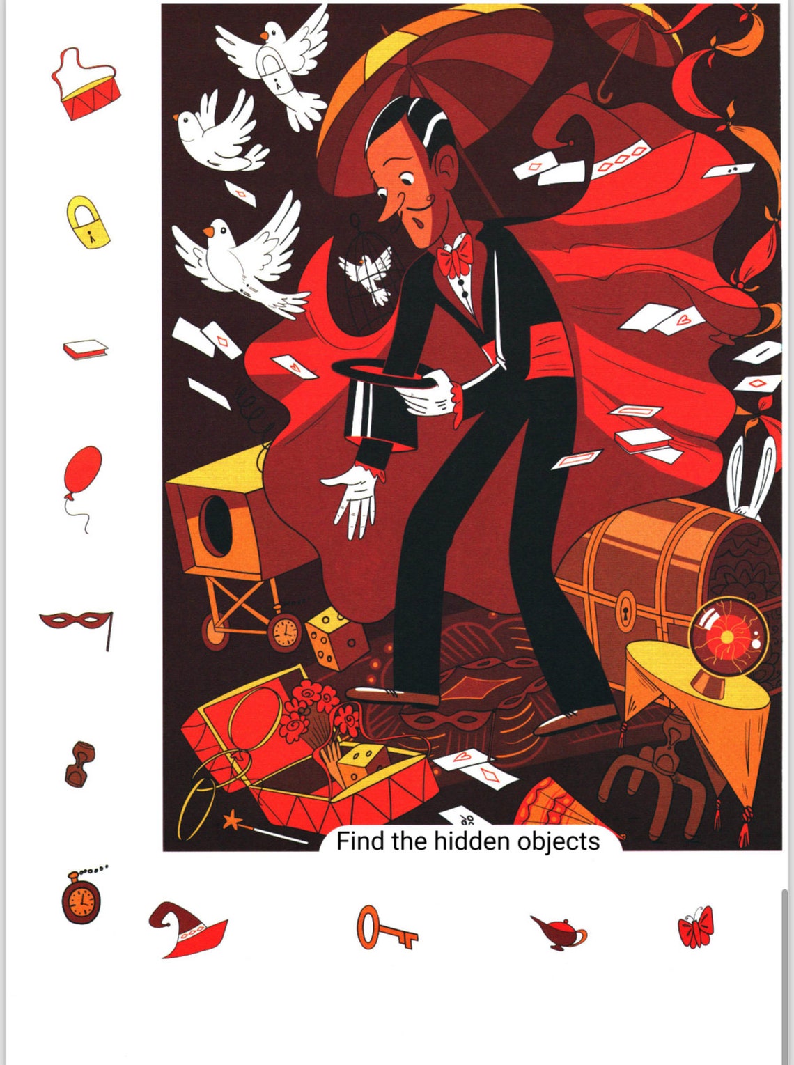 Printable Hidden Pictures 1 Find the Objects Hidden Object for Kids ...