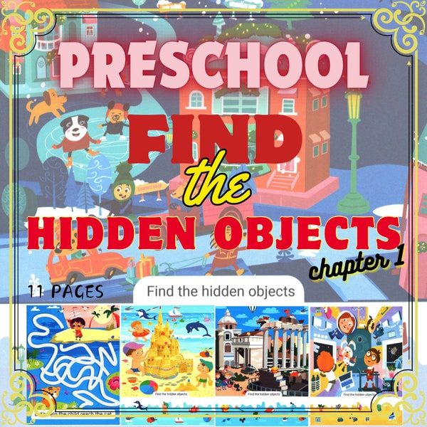 Hidden Objects Printable - Etsy