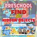Preschool Hidden Pictures 1 Find the Objects Printable Hidden Objects ...