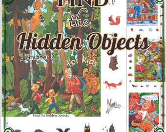 Preschool Hidden Pictures 1 Find the Objects Printable Hidden Objects ...