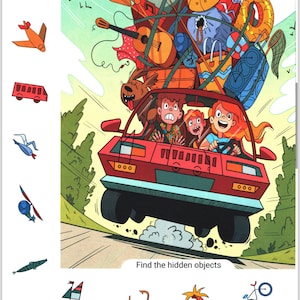 Printable Hidden Pictures 3 Find the Objects Hidden Objects for Kids ...