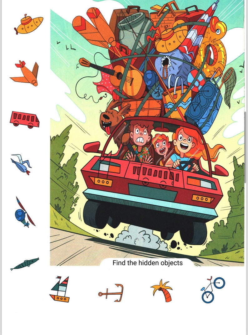 Printable Hidden Pictures 3 Find the Objects Hidden Objects for Kids ...