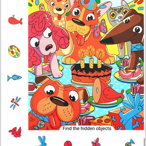 Printable Hidden Pictures 1 Find the Objects Hidden Object for Kids ...