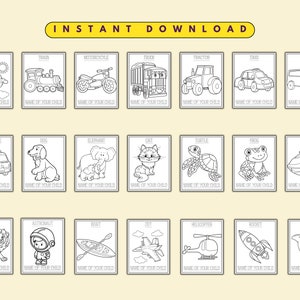 26 Easy Coloring Pages for Kids, Toddlers, Preschoolers Toddlers ...