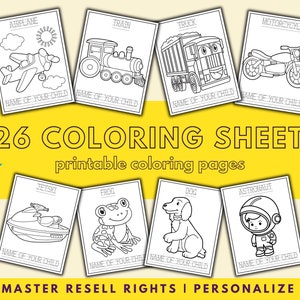 26 Easy Coloring Pages for Kids, Toddlers, Preschoolers Toddlers ...