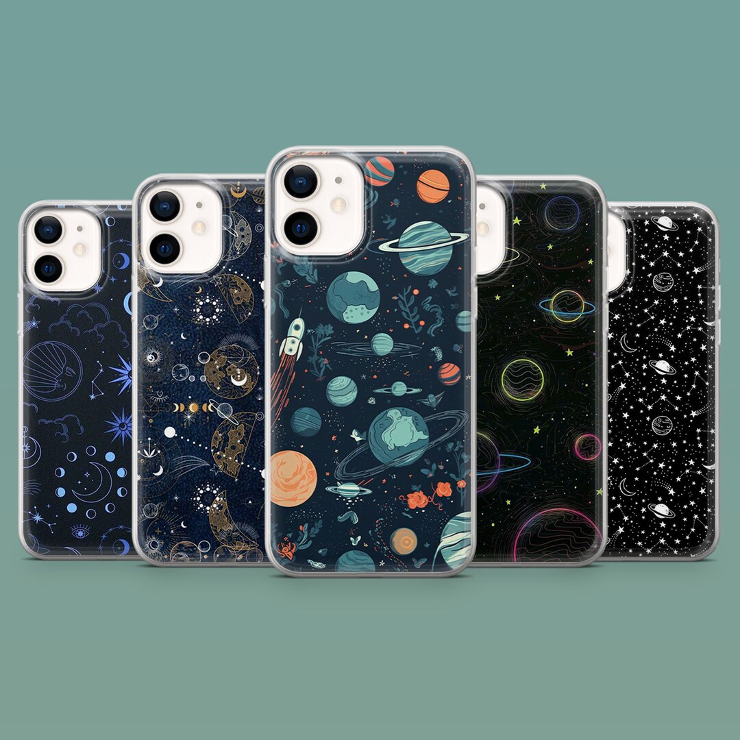 Solar System Phone Case Planets Universe Cover for iPhone 15, 14, 13 ...