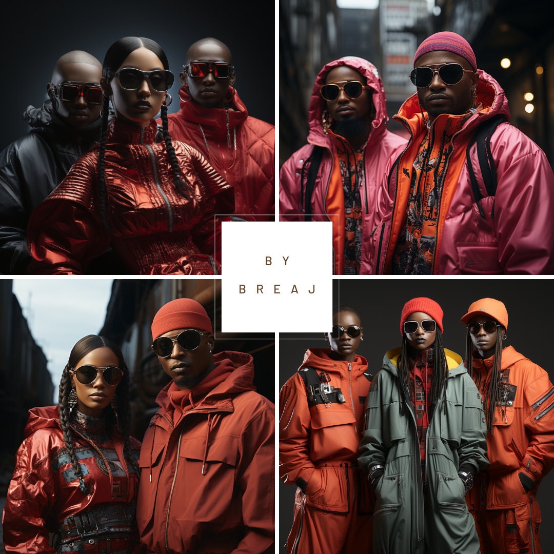 R and B Hip Hop Rapper Digital KI Surprising Pack of Five Images and ...