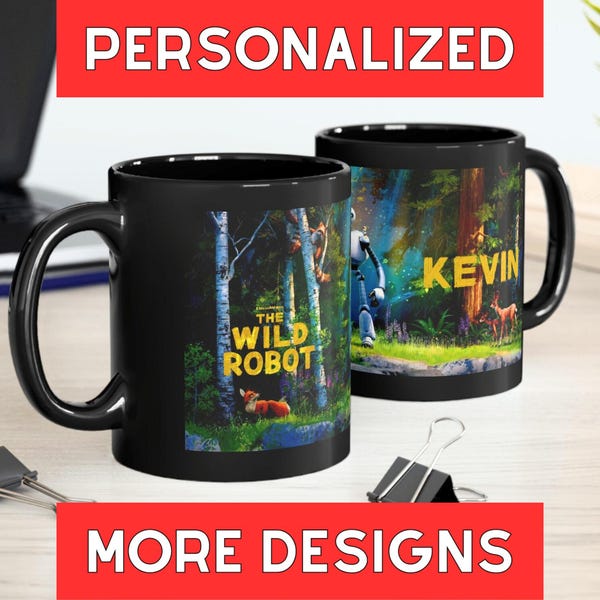 Robot Mug - Etsy