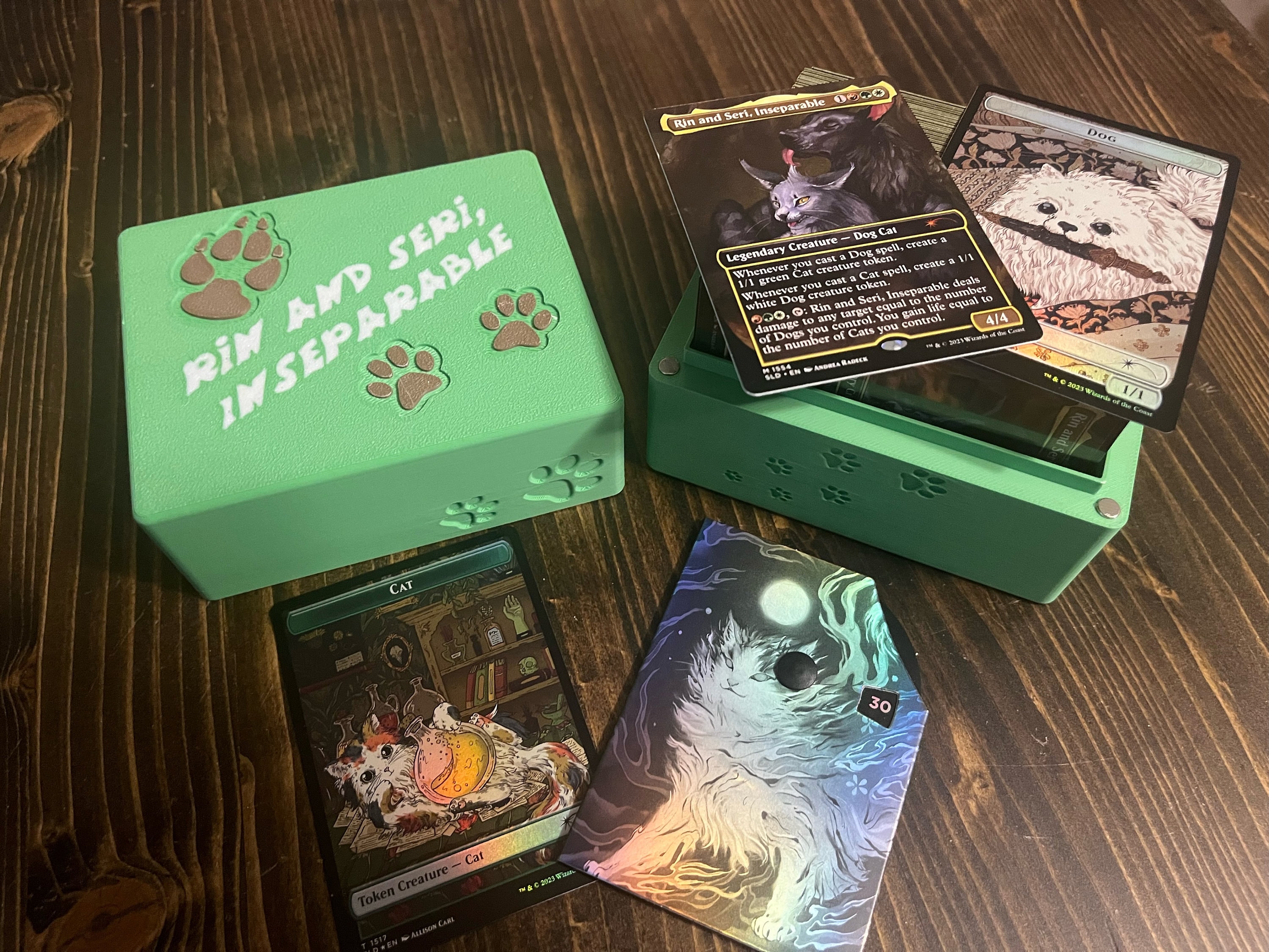 Custom 3D Printed MTG Rin and Seri, Inseparable Commander Deck Box - Etsy