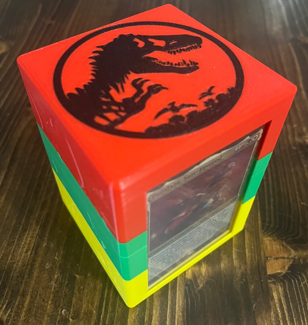 Customizable 3D Printed Dino-themed Toploader MTG Commander Deck Box - Etsy