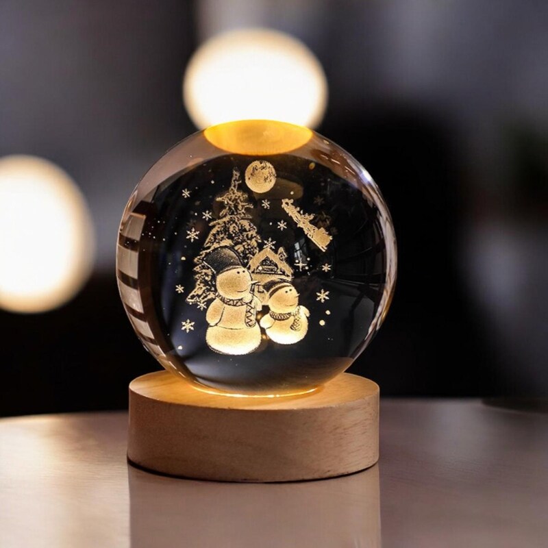 Snowman Night Light - Etsy