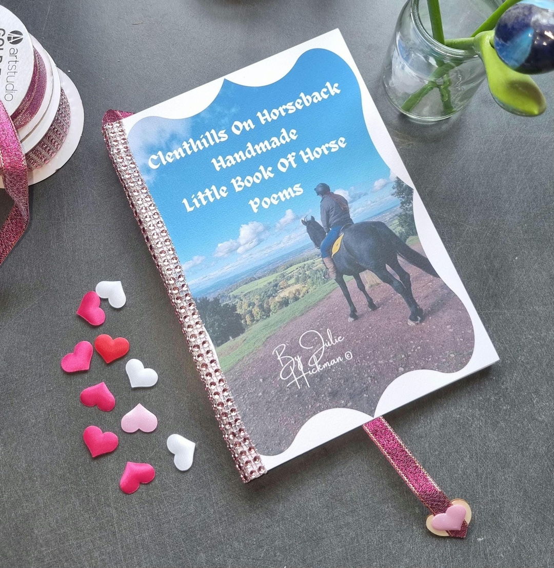 Handmade Sewn Spine Horse Poetry Book - Etsy