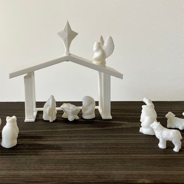 Stl File Nativity Scene - Etsy