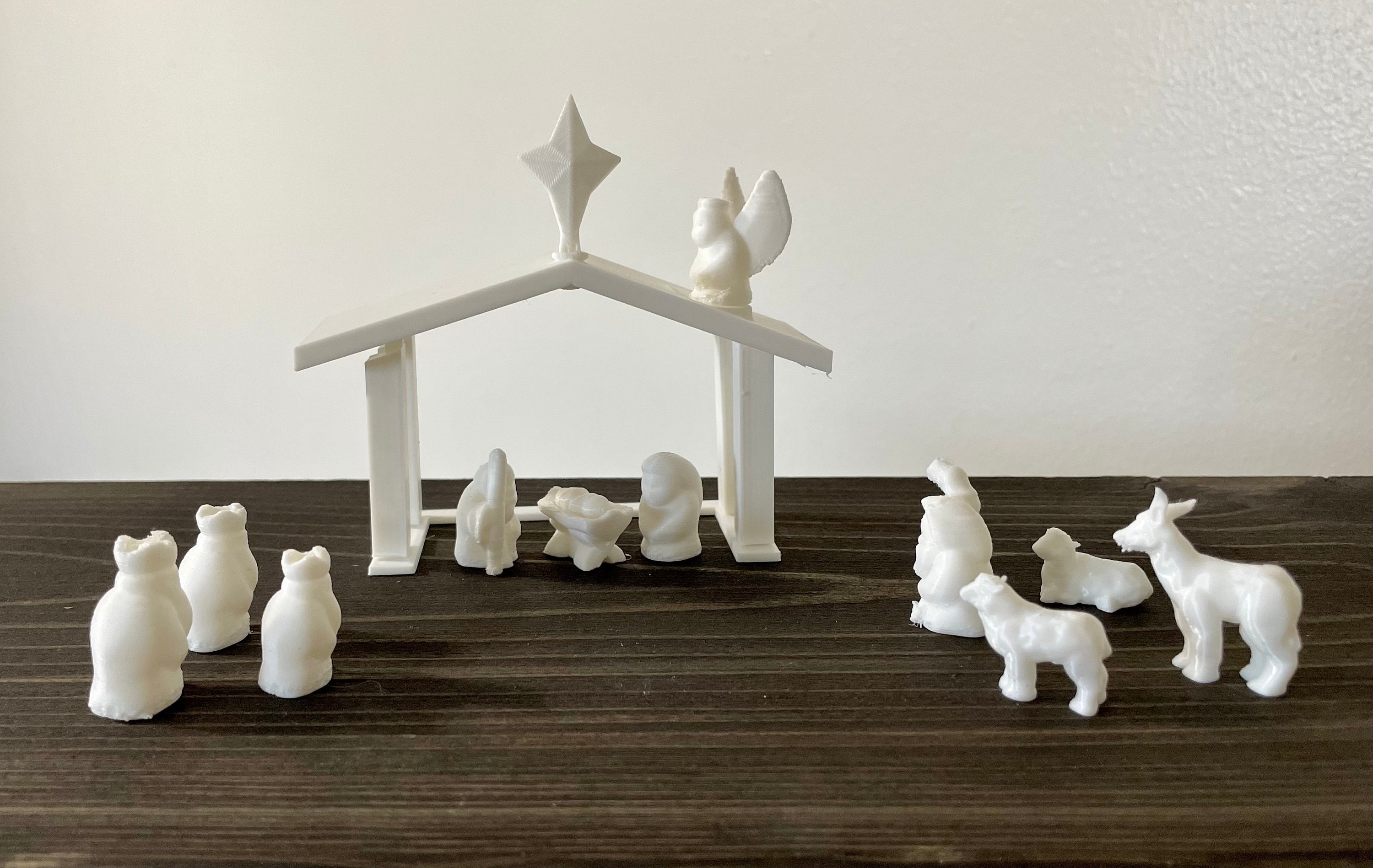 Small 3D Nativity (STL File) - Etsy