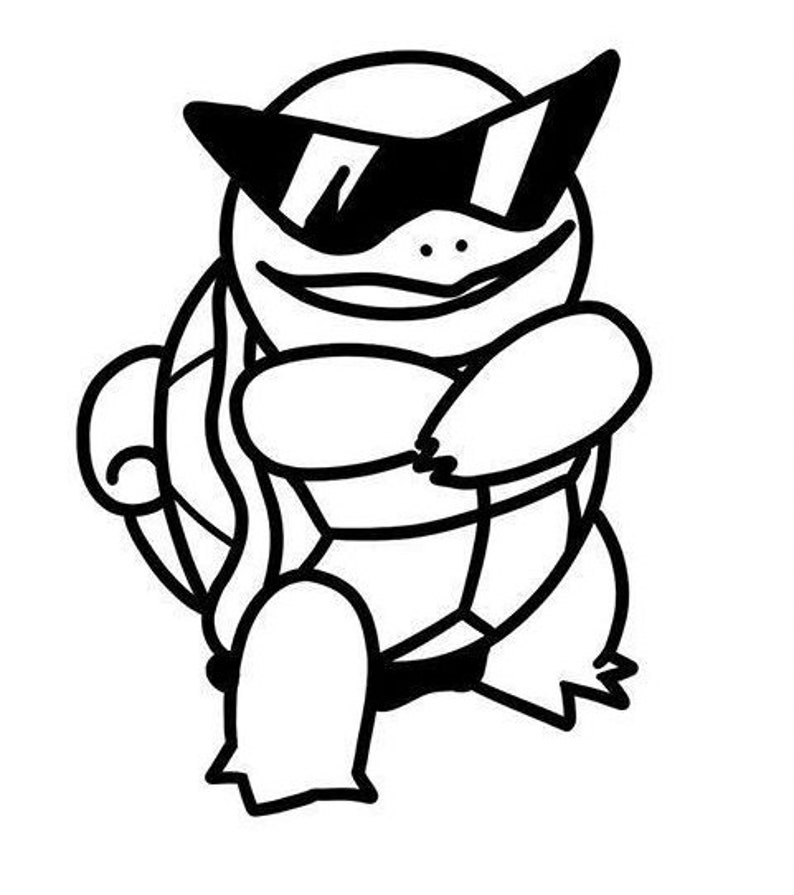 Squirtle Pokemon SVG Files for Digital Download - Etsy
