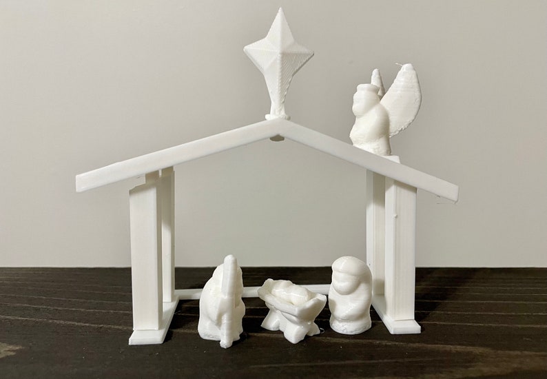 Small 3D Nativity (STL File) - Etsy