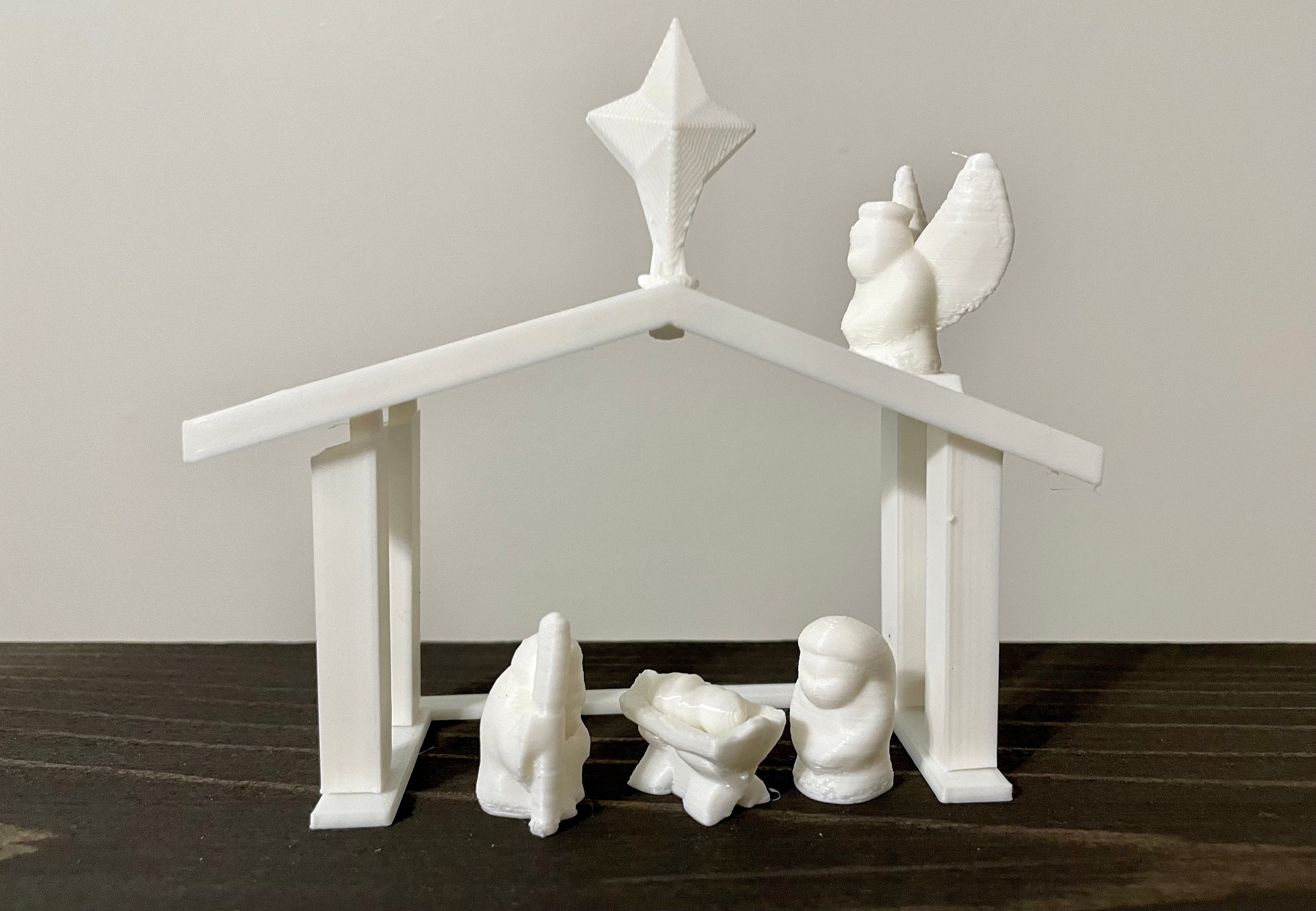 Small 3D Nativity (STL File) - Etsy