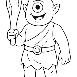 10 Greek Mythology Kid Coloring Pages - Etsy