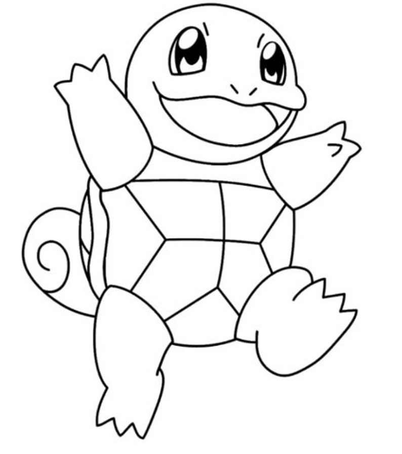 Squirtle Pokemon SVG Files for Digital Download - Etsy