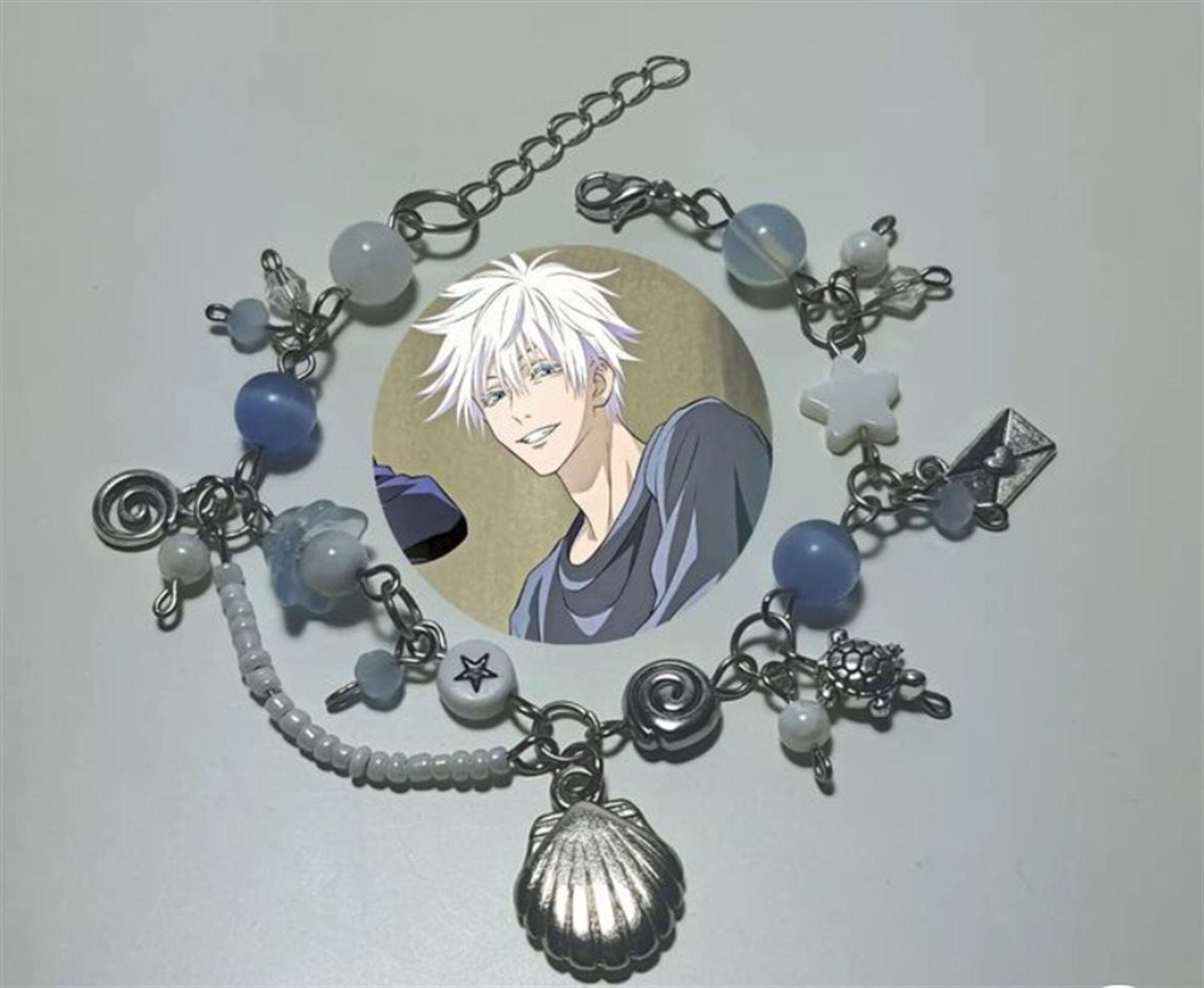 Gojo & Geto Inspired Matching Bracelets, Anime jujutsu Kaisen - Etsy UK