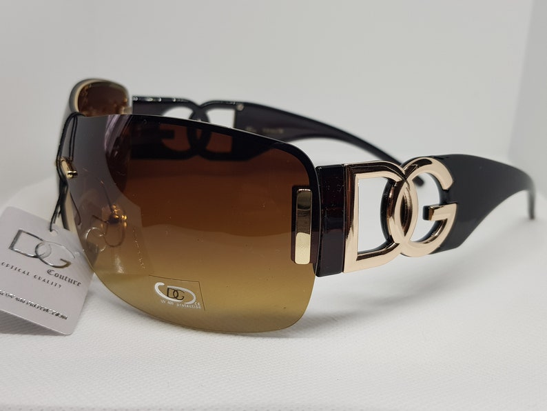 New Oversized Vinted Designer Celebrity DG Studio Fashion Sunglasses UK ...