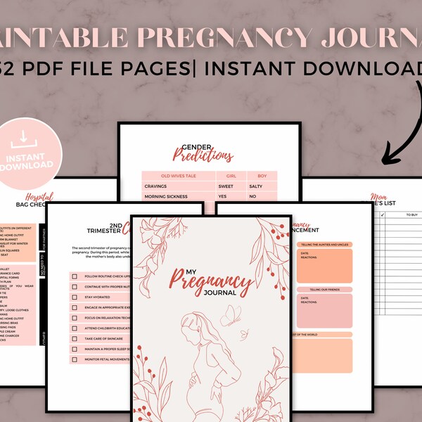 Pregnancy Journal - Etsy
