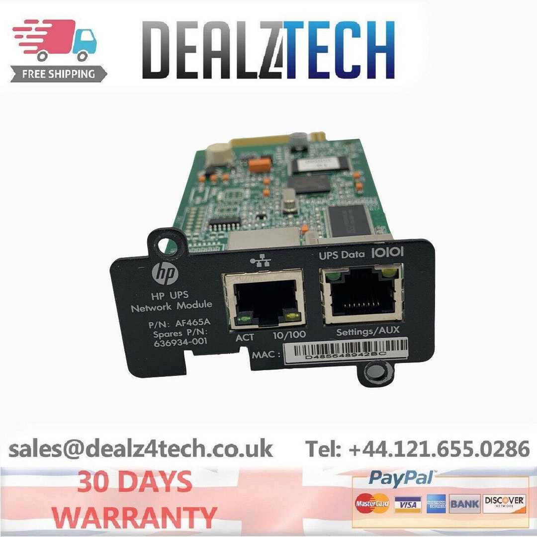 Hp 636934-001 Ups Network Managing Module Mini Card Af465a 632555 ...