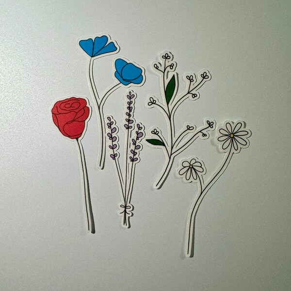 Hand Drawn Stickers - Etsy