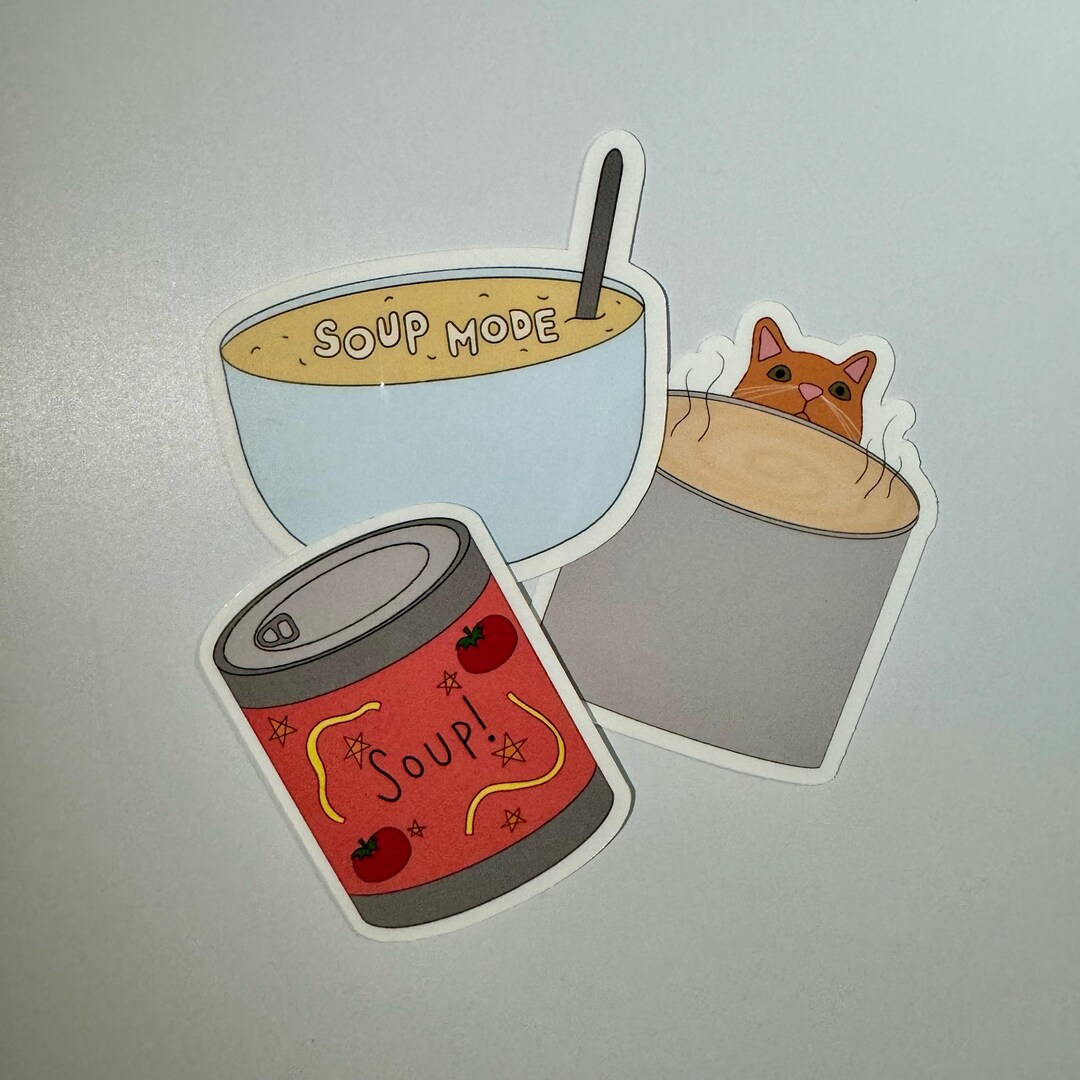Fall / Soup Season / Hand Drawn Stickers - Etsy