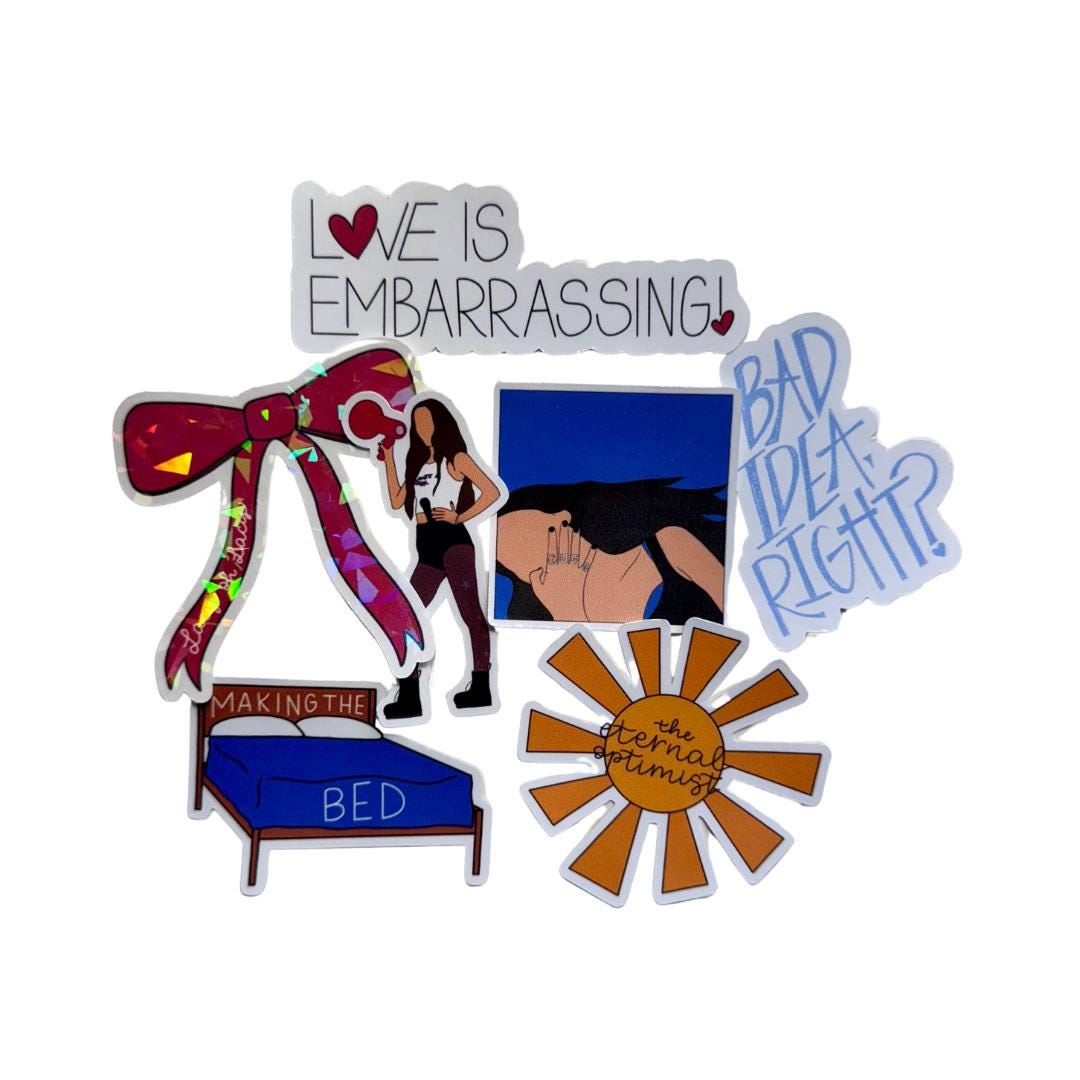 Guts INSPIRED Hand Drawn Stickers - Etsy