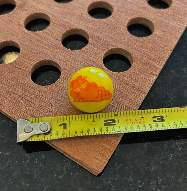 Vintage | Garfield | Yellow & Orange | Marble | 1978 - Etsy