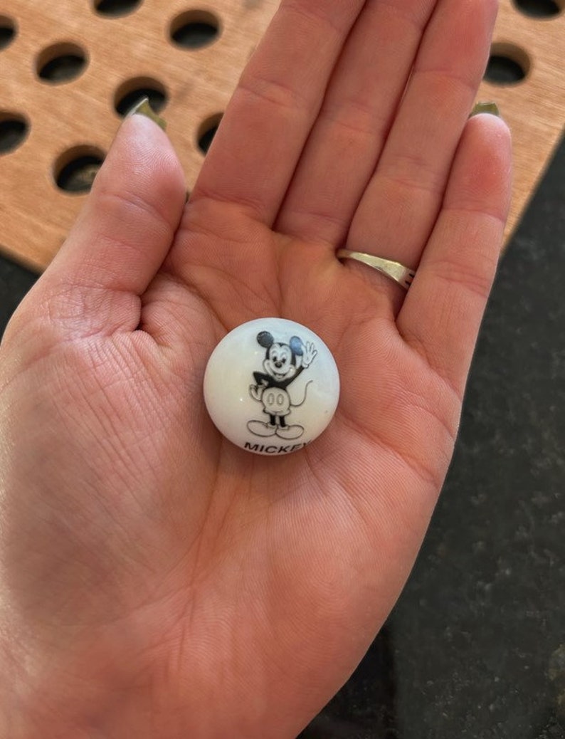 Vintage | Mickey Mouse | Black & White | Marble | 1960s - Etsy